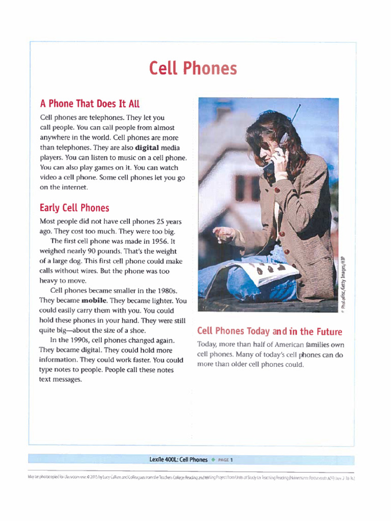 Cell Phones | PDF