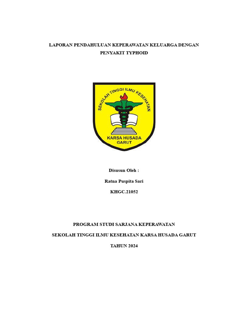 LP Kep Typoid | PDF | Kesehatan Holistik