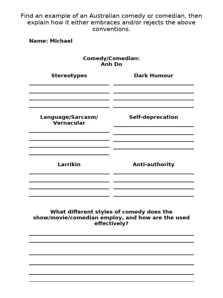 Anh Do: Embracing Aussie Comedy | PDF | Art | Classics