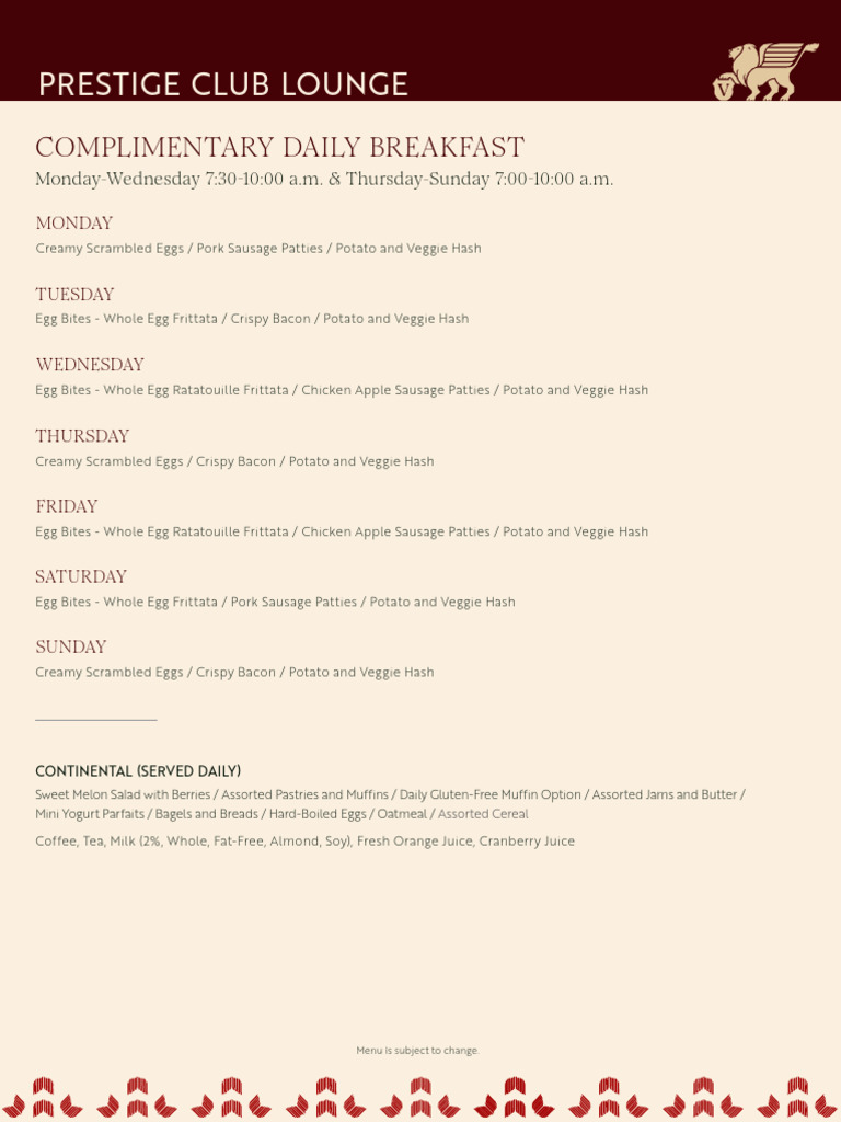 Menu Prestige | PDF | Hors D'oeuvre | Salad