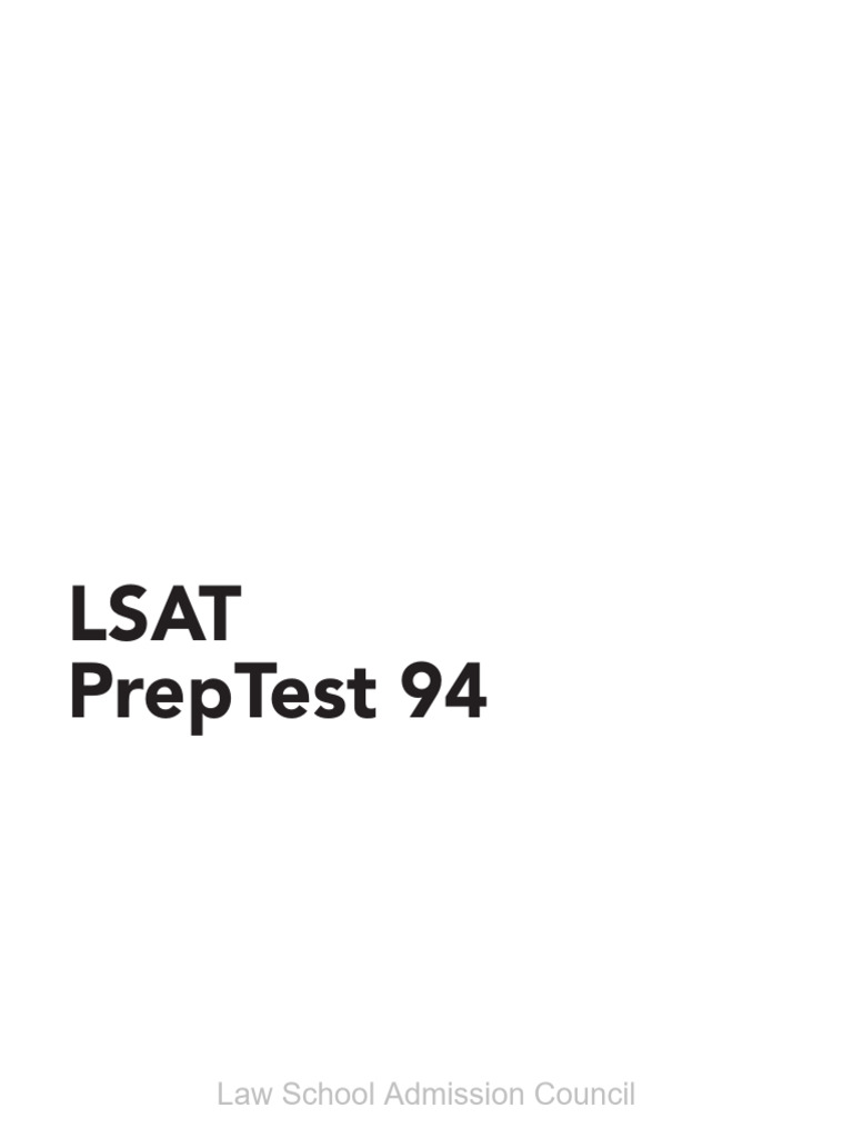 LSAT PrepTest 94+ | PDF | Air Pollution | Fat