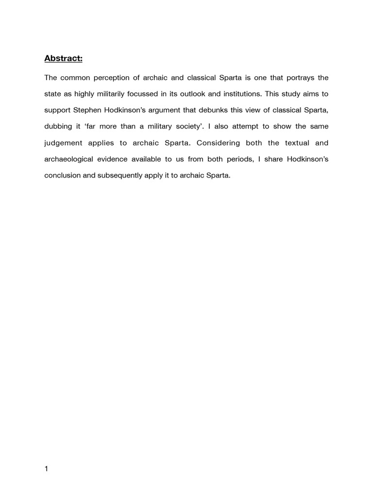 This Is Sparta or Was It Addressing The | PDF | Sparta | Ancient Greece