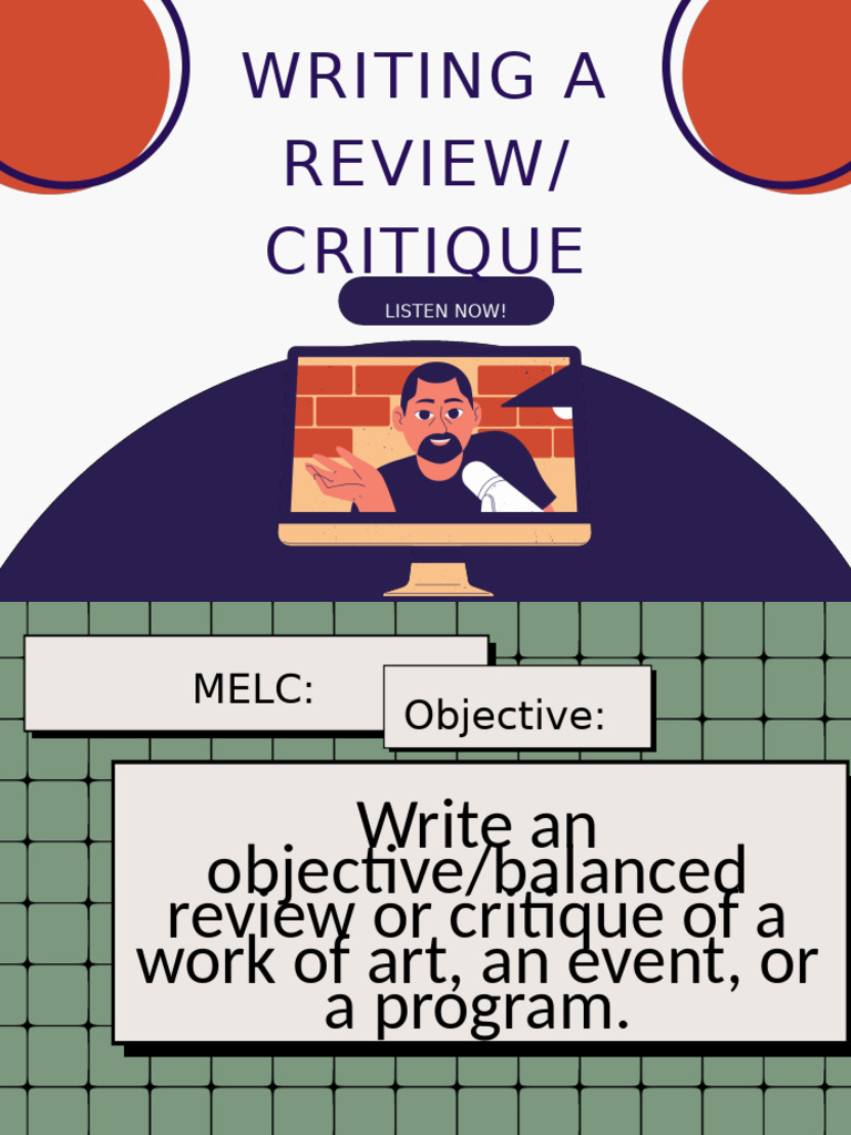 Guide to Writing Art Reviews | PDF | Cognition | Human Communication