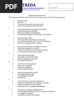 Self-Reporting Questionnaire srq-20 PDF | PDF