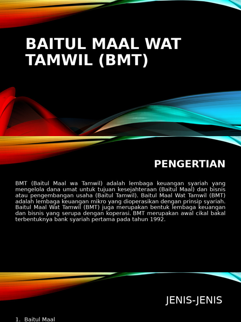 BAITUL MAAL WAT TAMWIL (BMT) (Nabielaa) Fixxxxxxxxxxxx | PDF | Bisnis