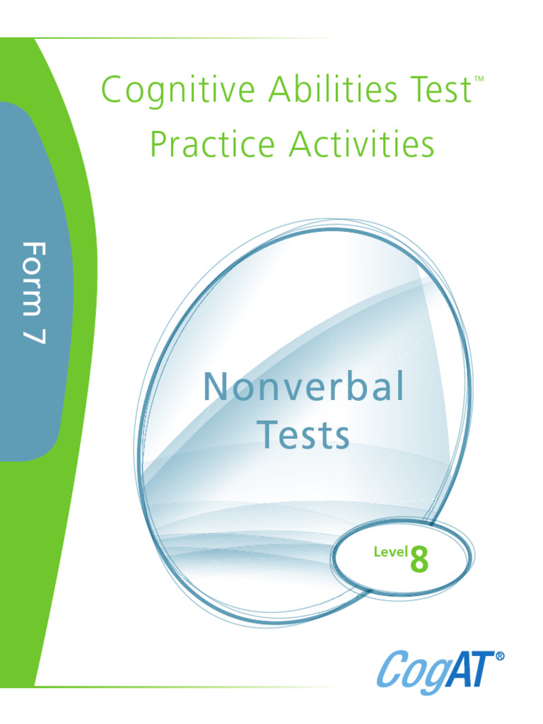 1st Grade Nonverbal Practice Activities | PDF