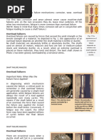 Failure Modes Mechanisms and Causes of Shafts Failures PDF | PDF | Fracture | Wear