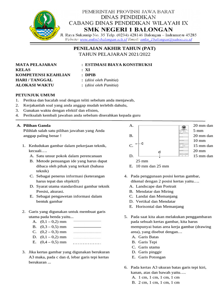 Soal X Dpib Gamtek | PDF