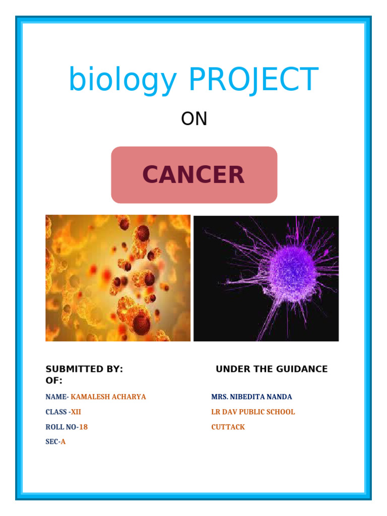 Cancer | PDF | Cancer | Medical Specialties