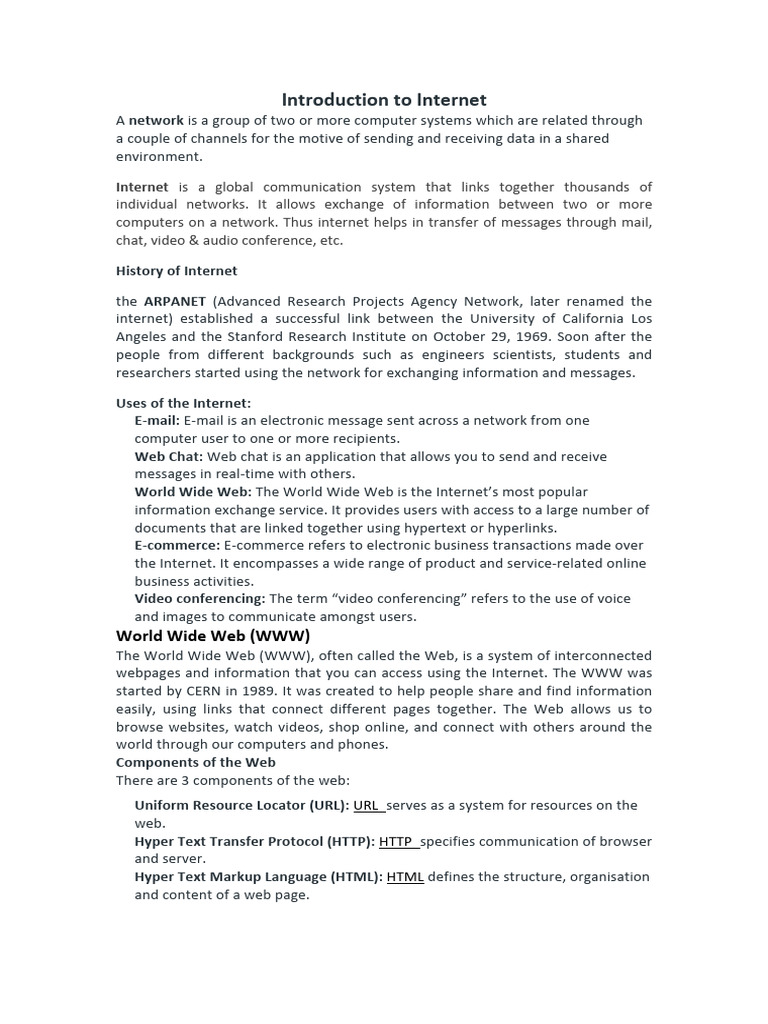 Networkin and Internet 2 | PDF | World Wide Web | Internet & Web