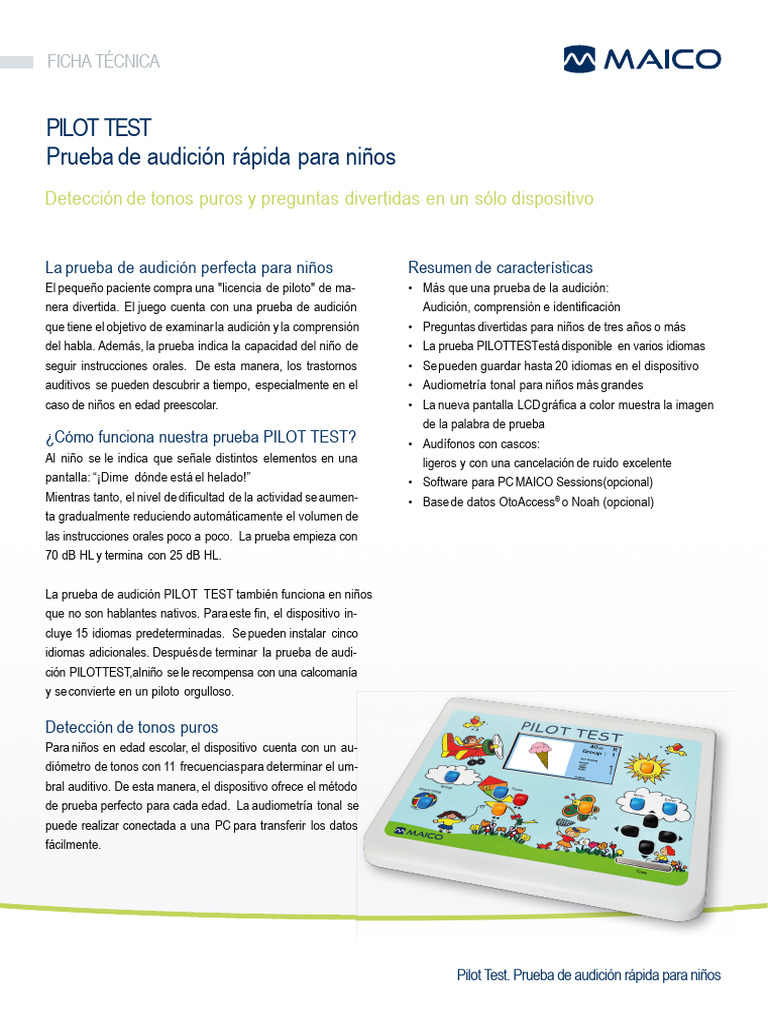 Cat Maico Pilottest Es v1-1 | PDF | Escuchando