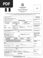Italian Passport Form MOD 1 | PDF