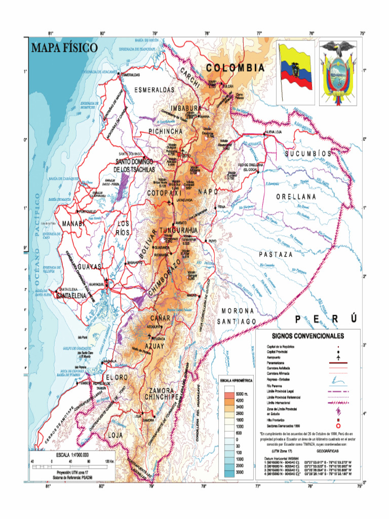 IGM Mapa Físico Ecuador2 | PDF
