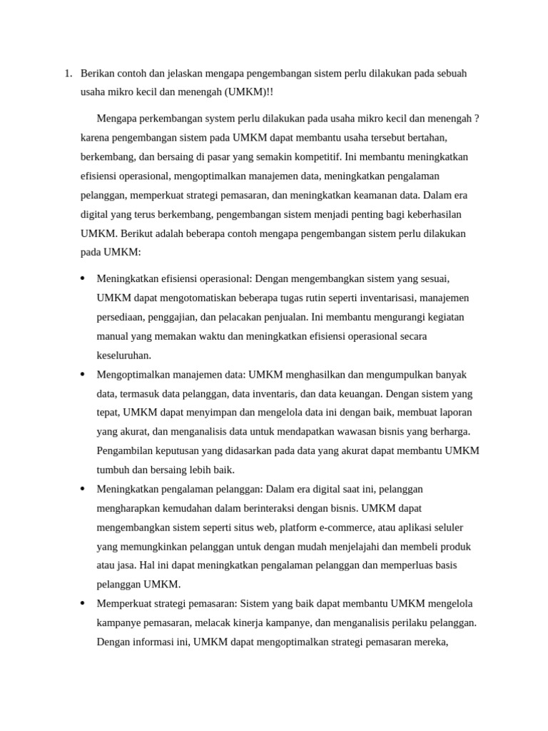 Tugas 2 Sesi 5 Matkul Sistem Informasi Manajemen | PDF