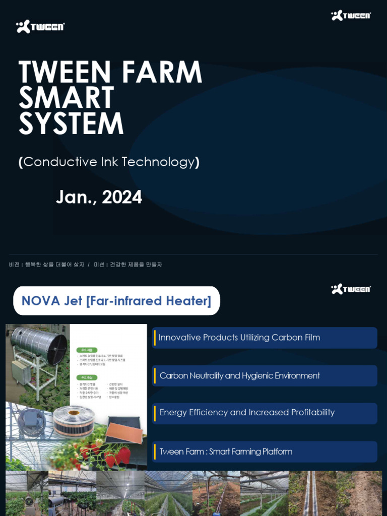 Introduction of TWEEN FARM Smart System - 202408 | PDF