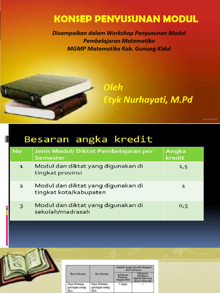 Konsep Penyusunan Modul | PDF