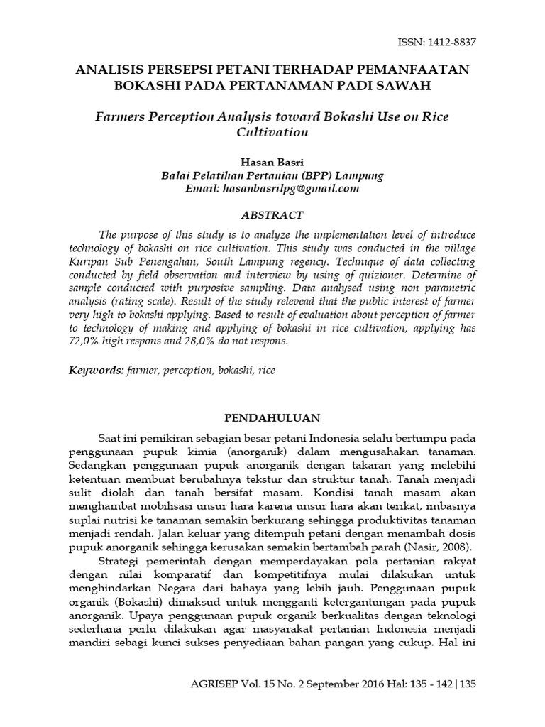 Contoh Jurnal Ilmiah | PDF