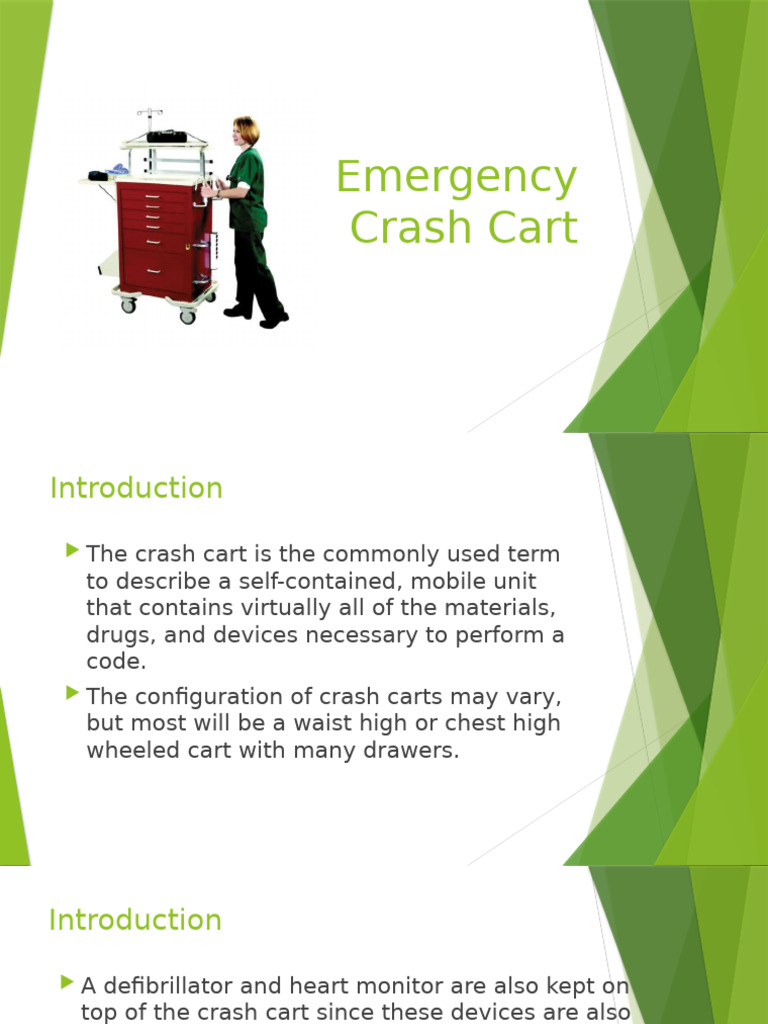 emergency crash cart | PDF | Cardiopulmonary Resuscitation | Clinical ...