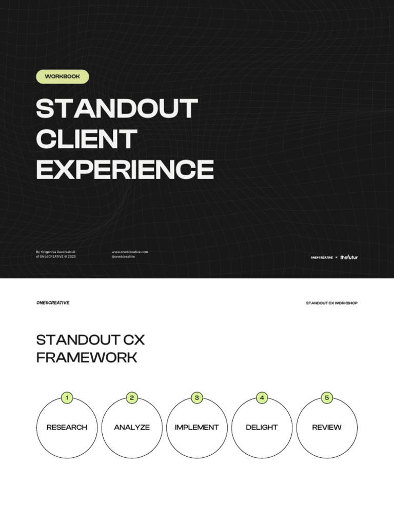 TheFutur Workshop Workbook | PDF | Career & Growth