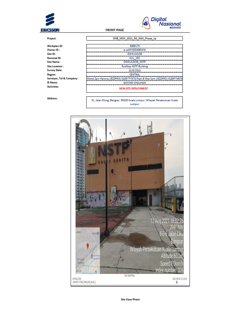 TSSR DNB Central DNB New 2021 5g Ran Phase 1a Kul 253 Dwkul0156 NSTP A2 ...