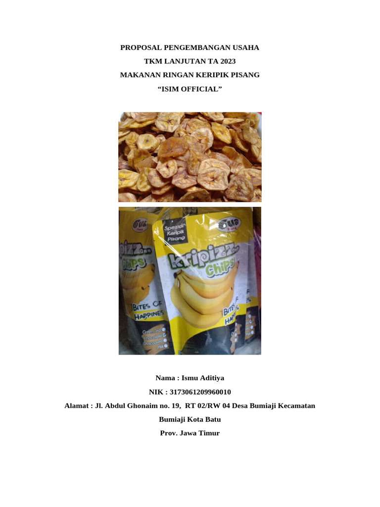Outline Proposal TKM Lanjutan 2023 | PDF | Bisnis