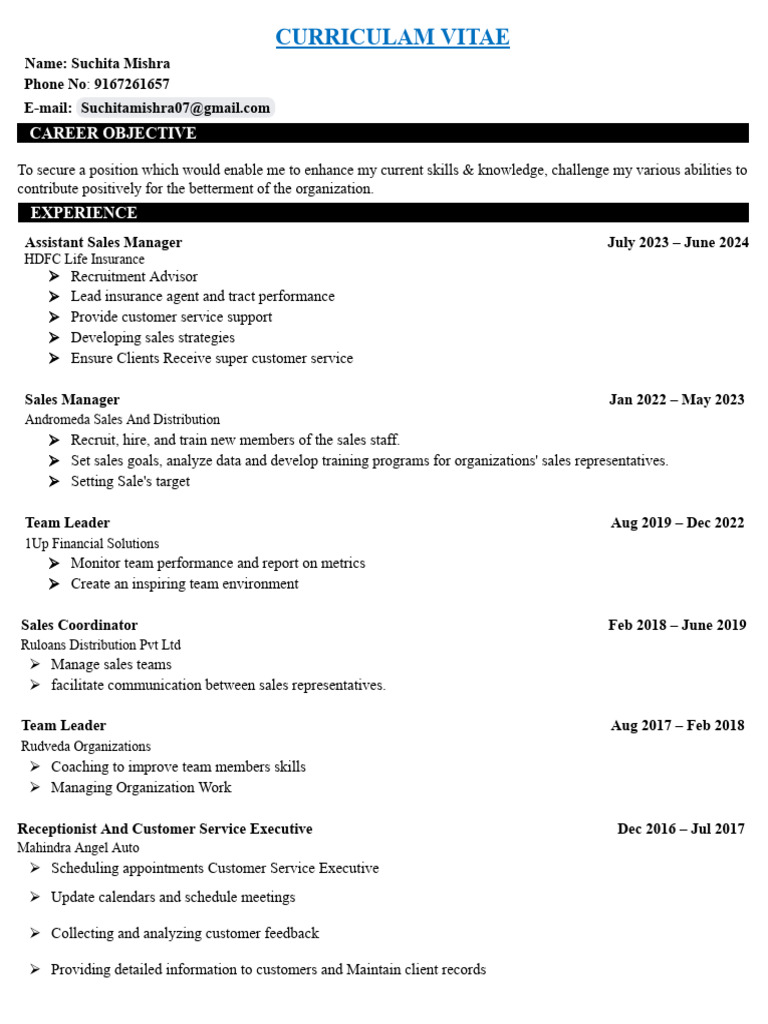 Resume Q | PDF