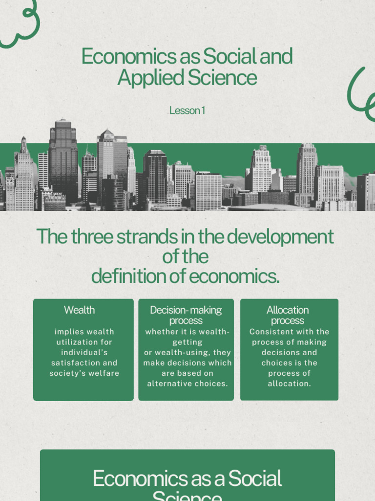 Lesson 1 Applied Economics | PDF | Economics | Monetarism