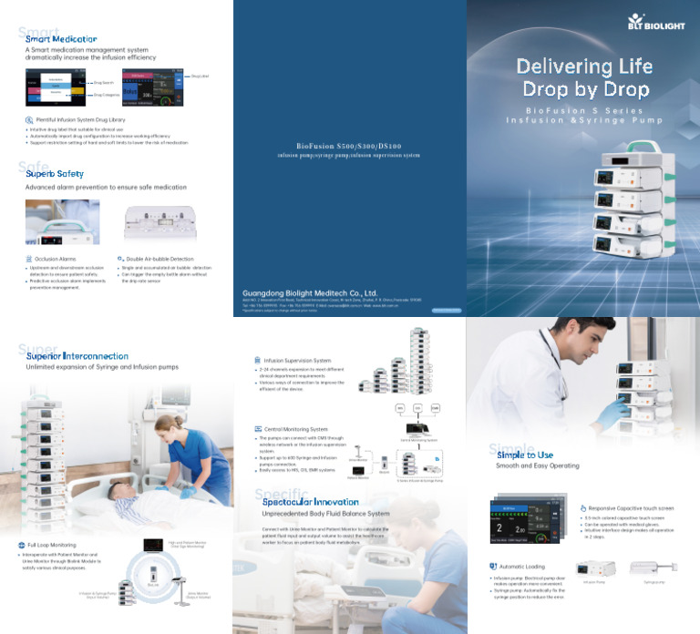 Infusion - Syringe Pump Brochure 2024 | PDF | Intravenous Therapy ...