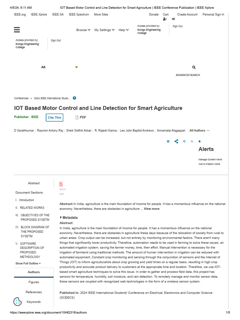 3.0 IOT Based Motor Control-DSK | PDF | Internet Of Things | Agriculture
