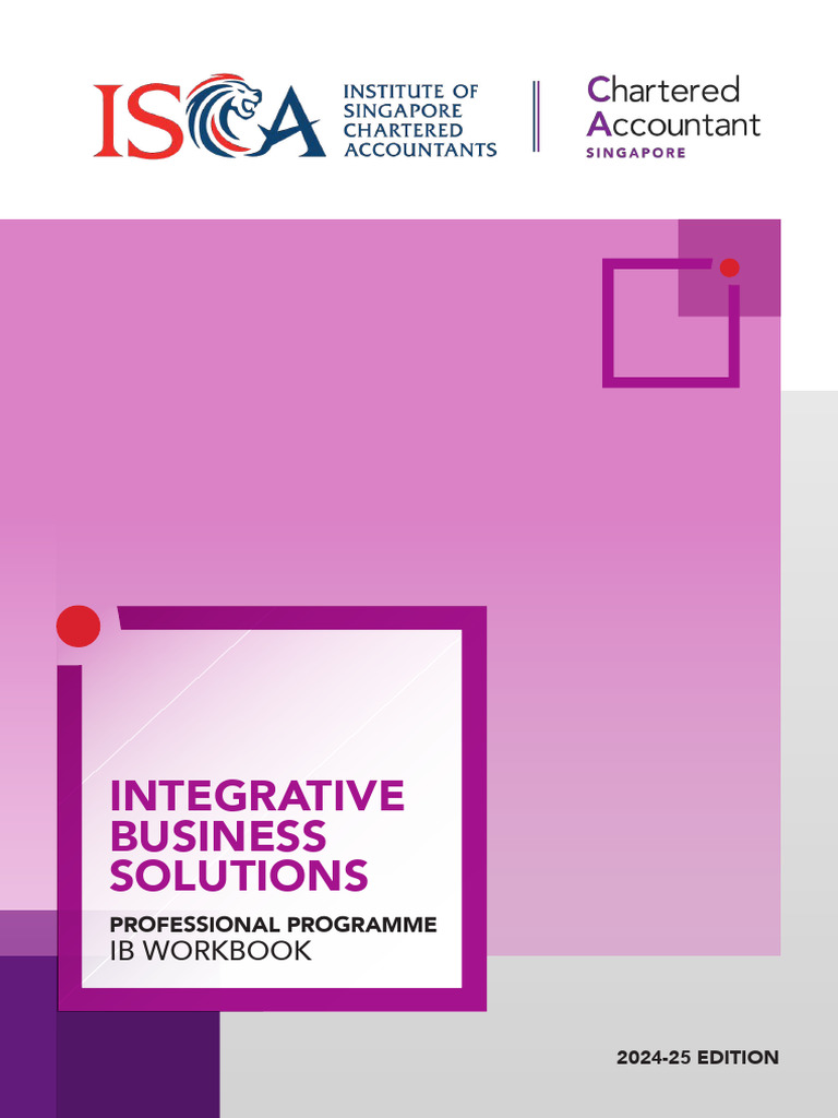 SCAQ IB Workbook | PDF | Accountant