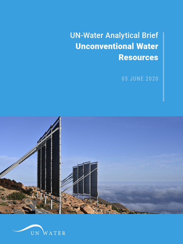Unconventional Water Resources | PDF | Reclaimed Water | Water Scarcity