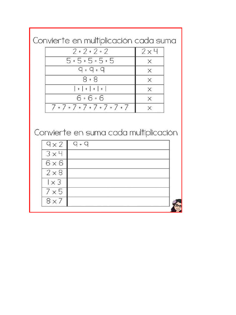 2° Suma Repetida. | PDF