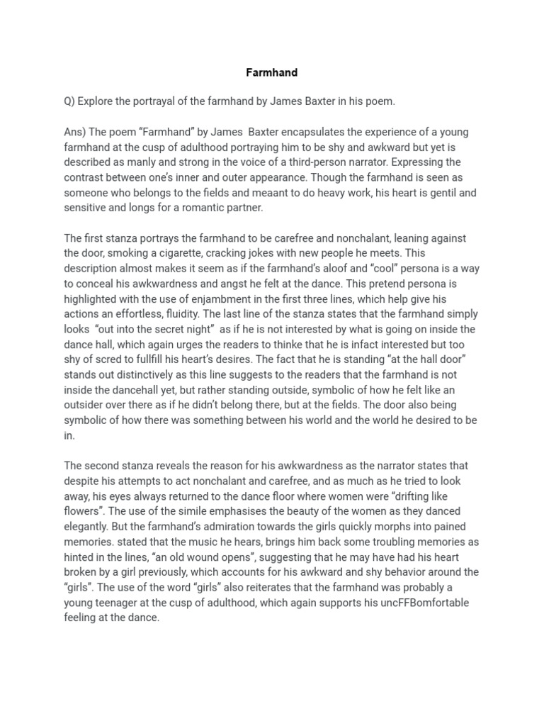Farmhand | PDF