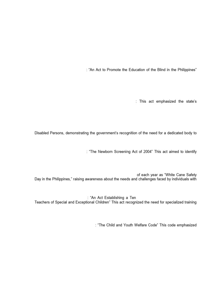 Educational Legislation in The Philippines 184 | PDF | Special ...