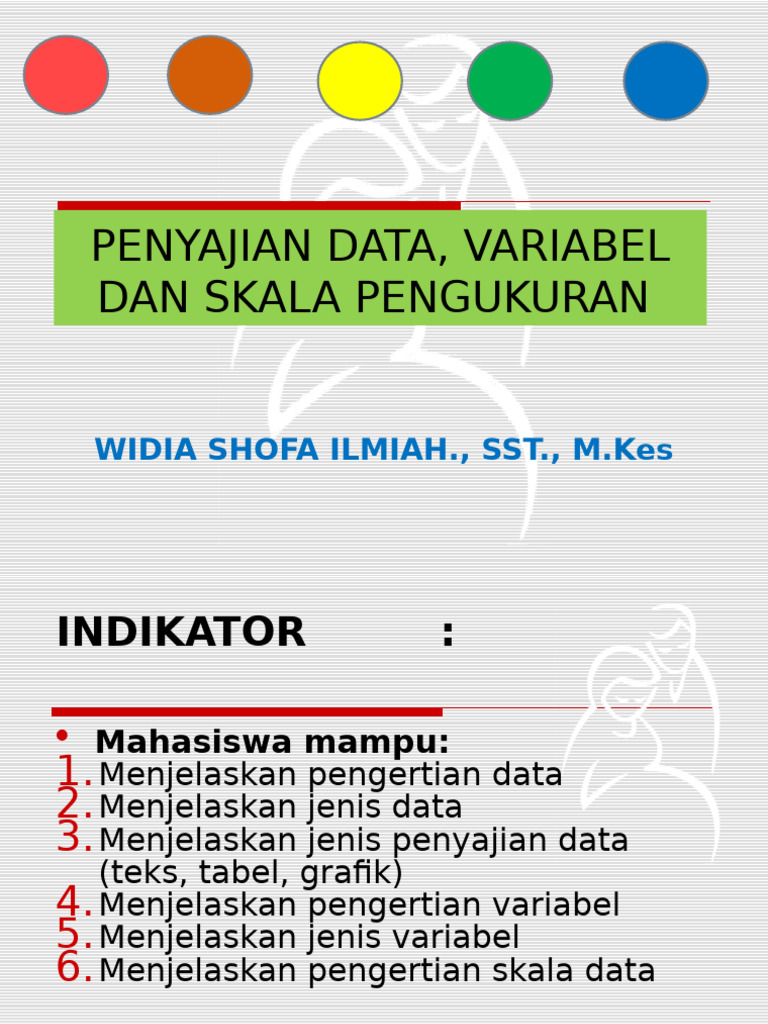 Data, Variabel, dan Skala Pengukuran | PDF