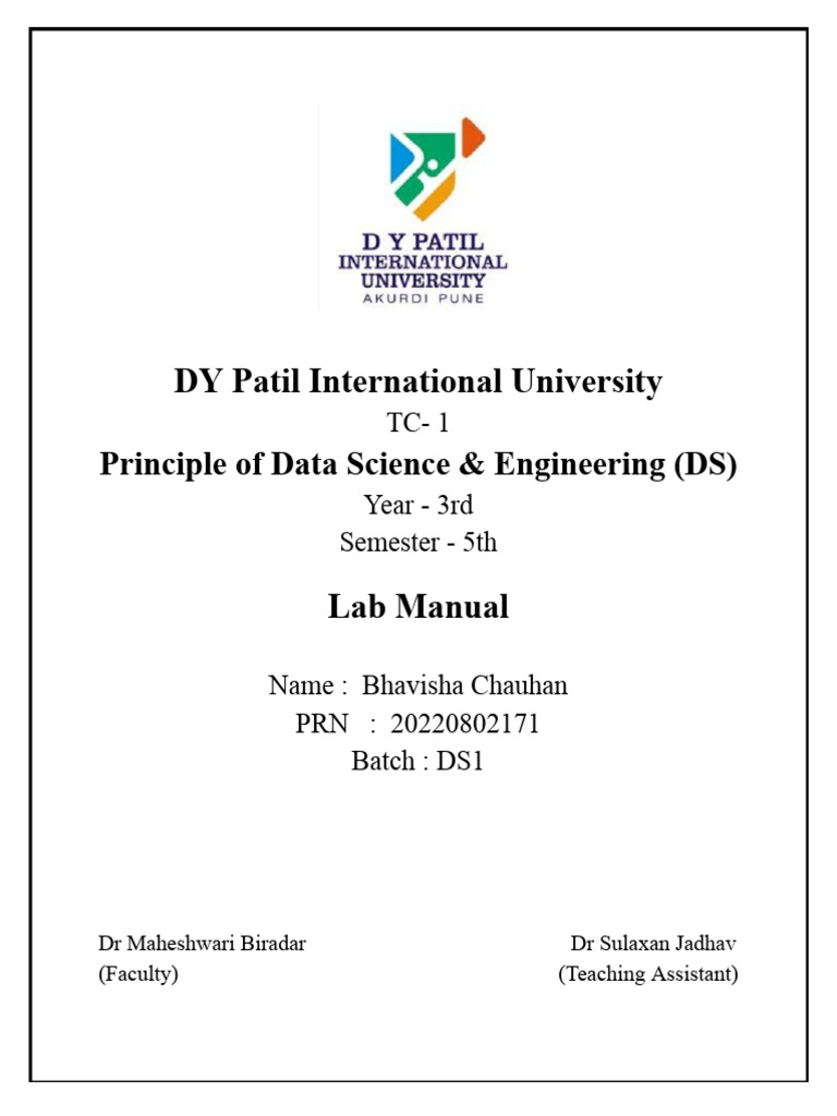 TC2-Lab_Manual | PDF | Probability Distribution | Poisson Distribution