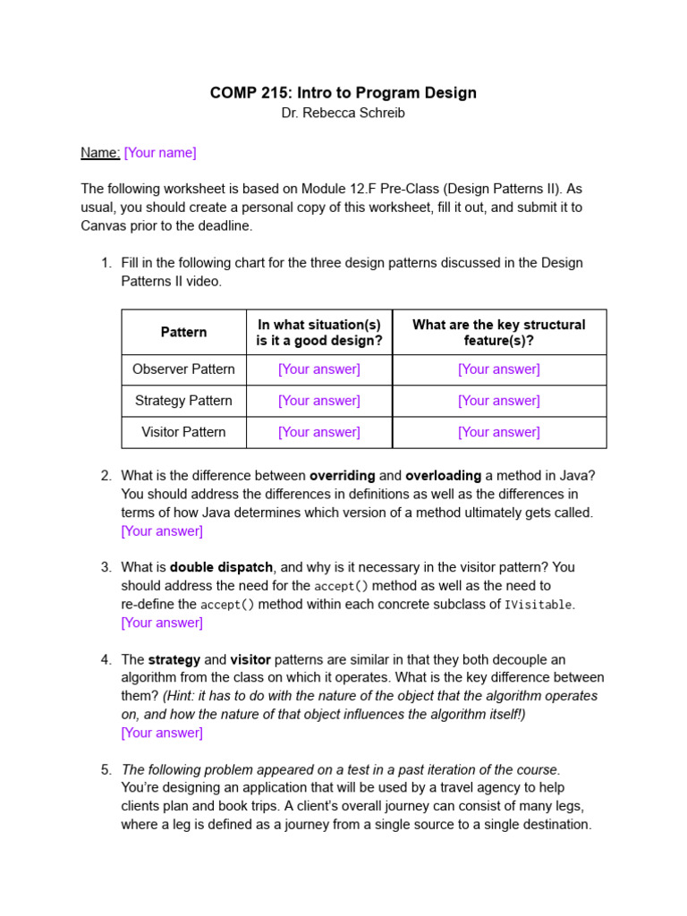 Module 12.F Pre-Class Worksheet | PDF | Databases | Information Technology