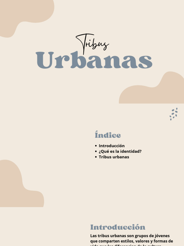 Tribus | PDF | Ciencias sociales | Historia