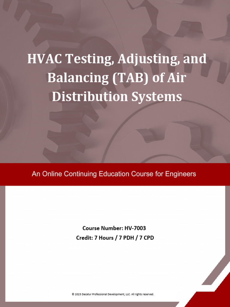Hvac Tab | PDF | Duct (Flow) | Engineering Thermodynamics