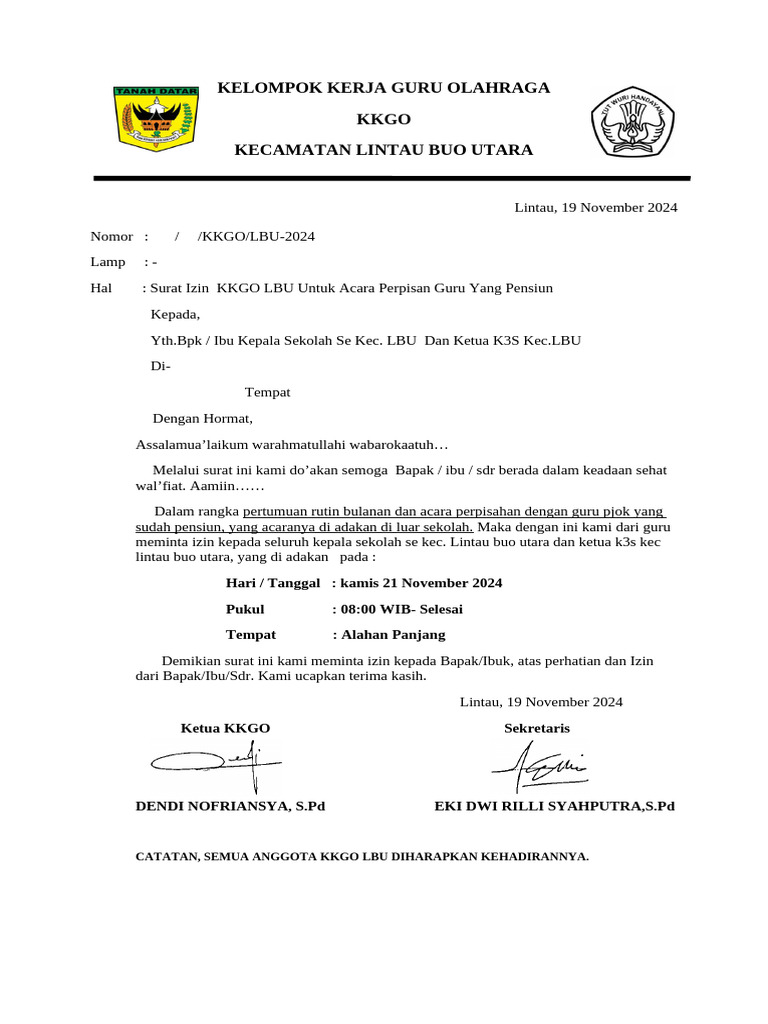 Surat Izin Jalan-Jalan | PDF