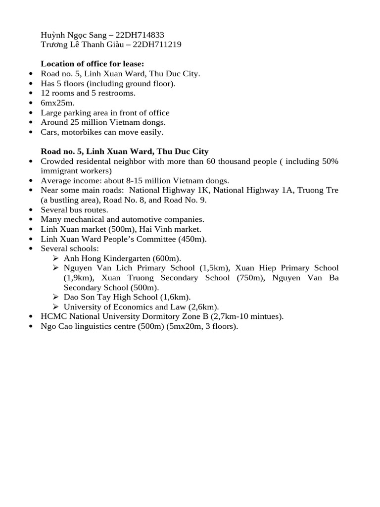 New Location For Language Center | PDF | Vietnam