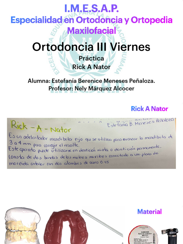 Ortodoncia y Ortopedia Maxilofacial IMESAP | PDF | Tecnología