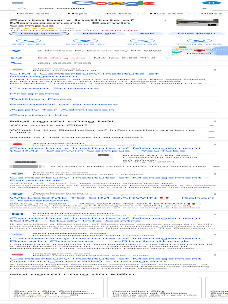 Cim Darwin - Tìm Trên Google | PDF | Higher Education | Educational Stages