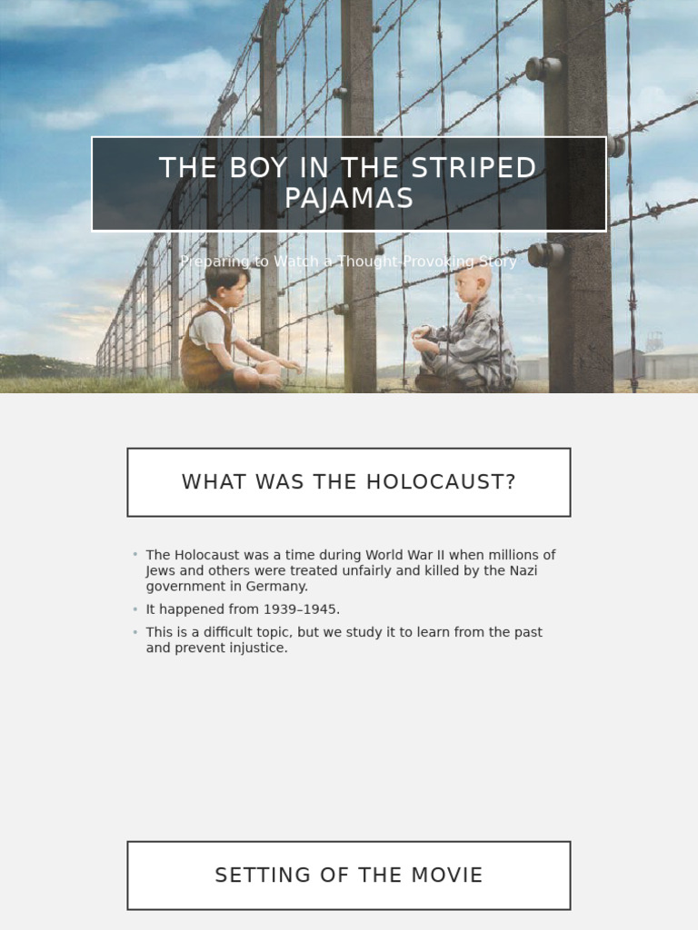 Understanding The Boy in the Striped Pajamas | PDF