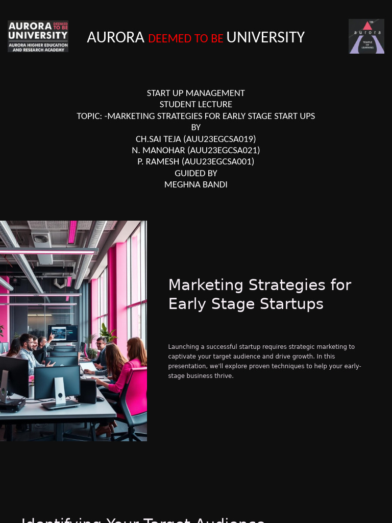 Student Lecture 1 | PDF | Target Audience | Brand