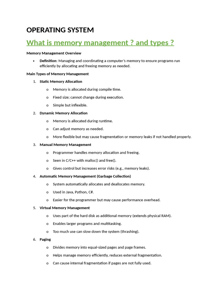 Operating System Imp Questions Pdf Computer Architecture Computer Programming