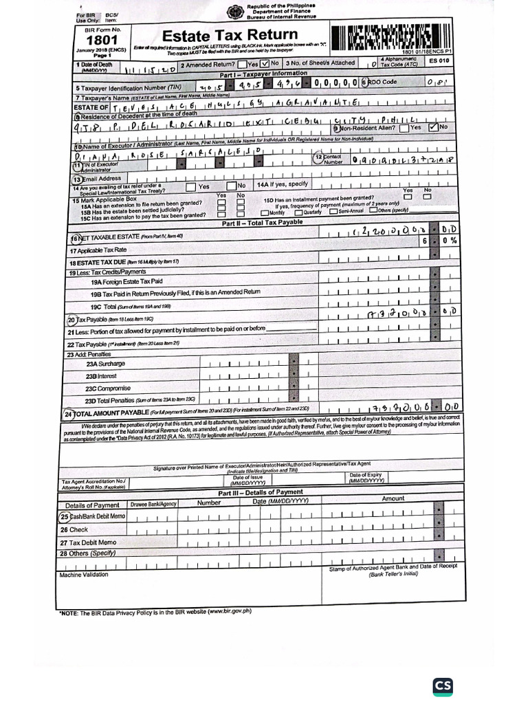 Form 1801 | PDF
