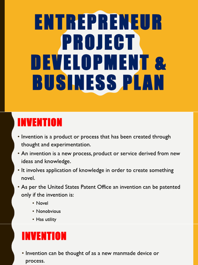 Unit 3 Entrepreneur Project Development & Business Plan | PDF | Risk ...