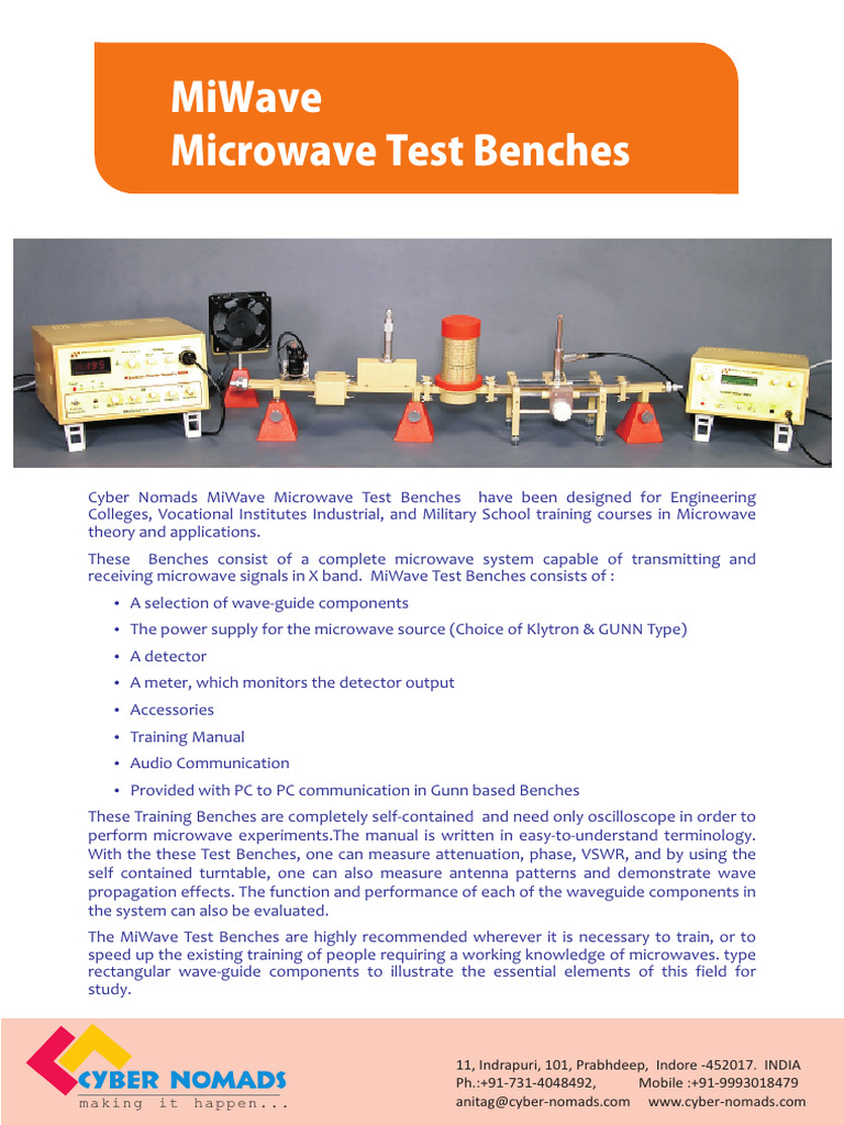 Miwave 1 | PDF | Microwave | Waveguide