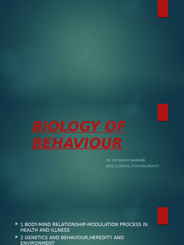 Biology of Behaviour | PDF | Chemical Synapse | Synapse